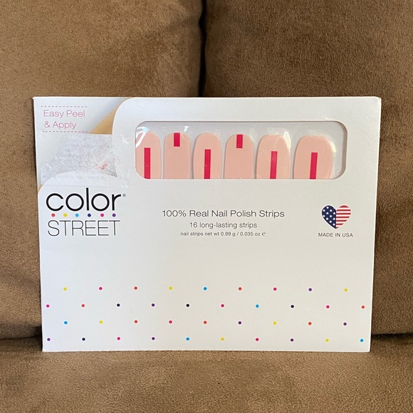 Color Street | Makeup | 22color Street Pink Outside The Box Nail Strips ...